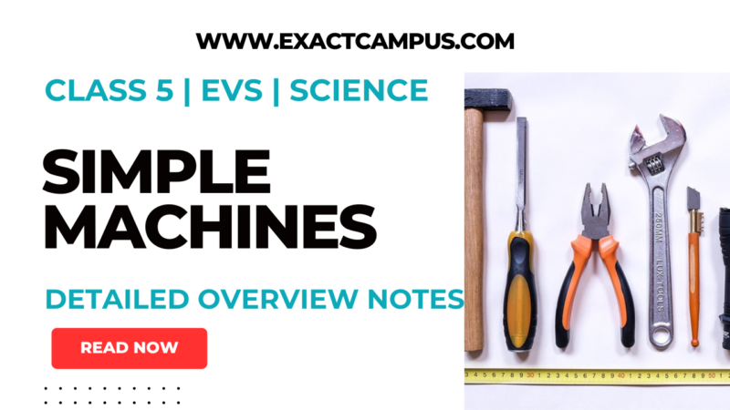 Simple Machines: Making Work Easier! | Class 5 Science Chapter - Exact ...